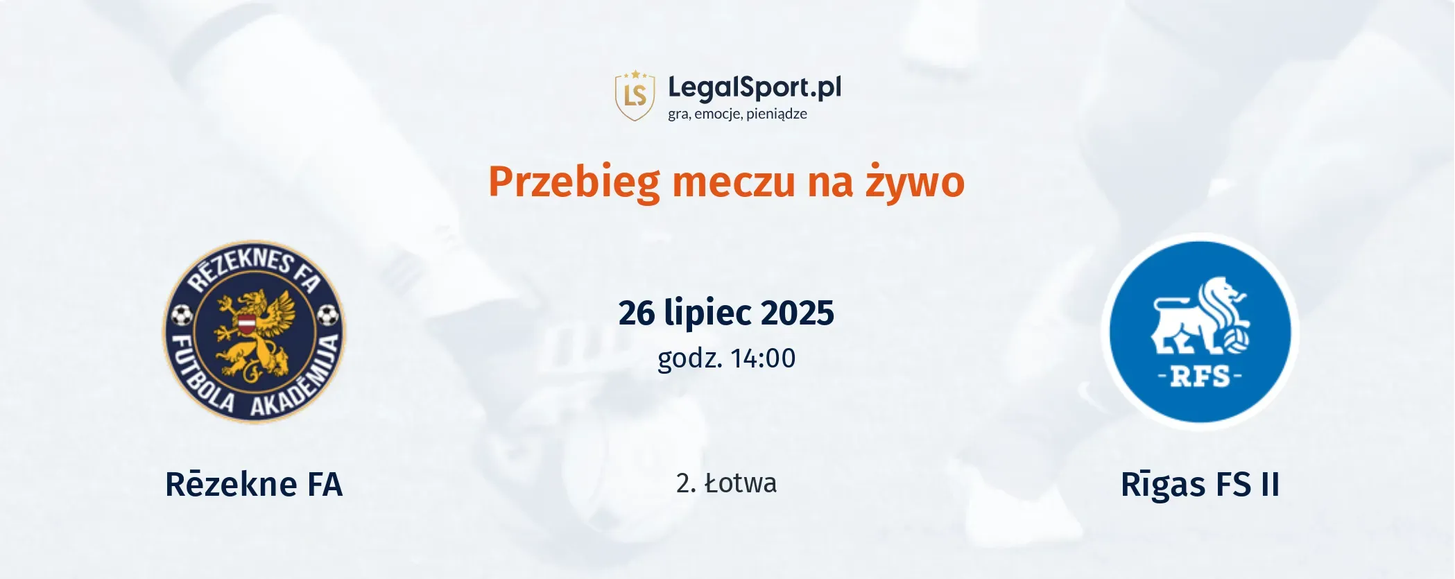 Rēzekne FA - Rīgas FS II na żywo: przebieg meczu, wyniki live i ...
